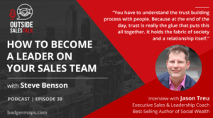How to Become a Leader on your Sales Team – Outside Sales Talk with ...